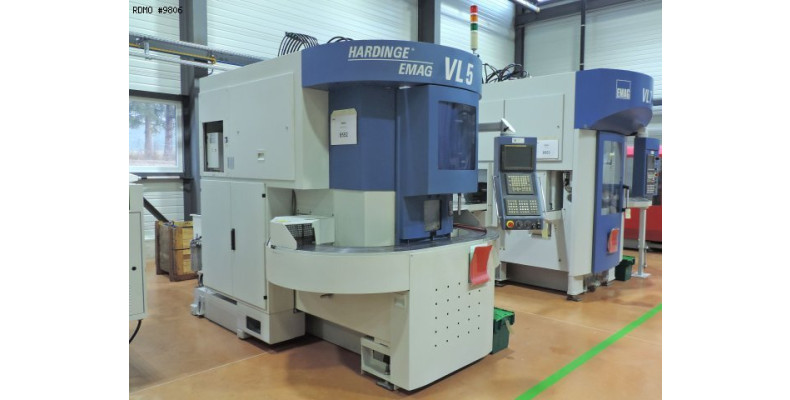 Tour cnc vertical EMAG VL 5 m.LT 3 axes (9806) Machines outils d ...